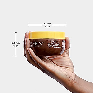 24 HOUR LOCK'N POMADE Braid Formula, Honey & Bee’s, 8.25 Oz | Great for Braiding, Twisting, Edges, No Residue, No Flaking, Extreme Firm Hold, High Shine, Honey Scented
