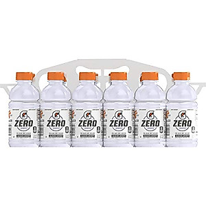 Gatorade G Zero Thirst Quencher, Glacier Cherry, 12 Ounce Bottles, 12 Count