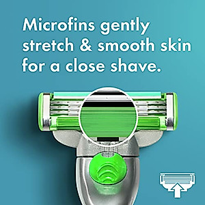 Gillette Mach3 Sensitive Mens Razor Blade Refills, 20 Count, Designed for Sensitive Skin
