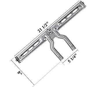 Zljoint Stainless Steel Burner Assembly (1-pack) for Select Coleman 2000, 3000, Grill Master BG4622YPB, BG6522RPB, SG5522RP, Sunbeam BG4622YPB-S, FG7622RPB-S, .. (21 1/2" x 8" )