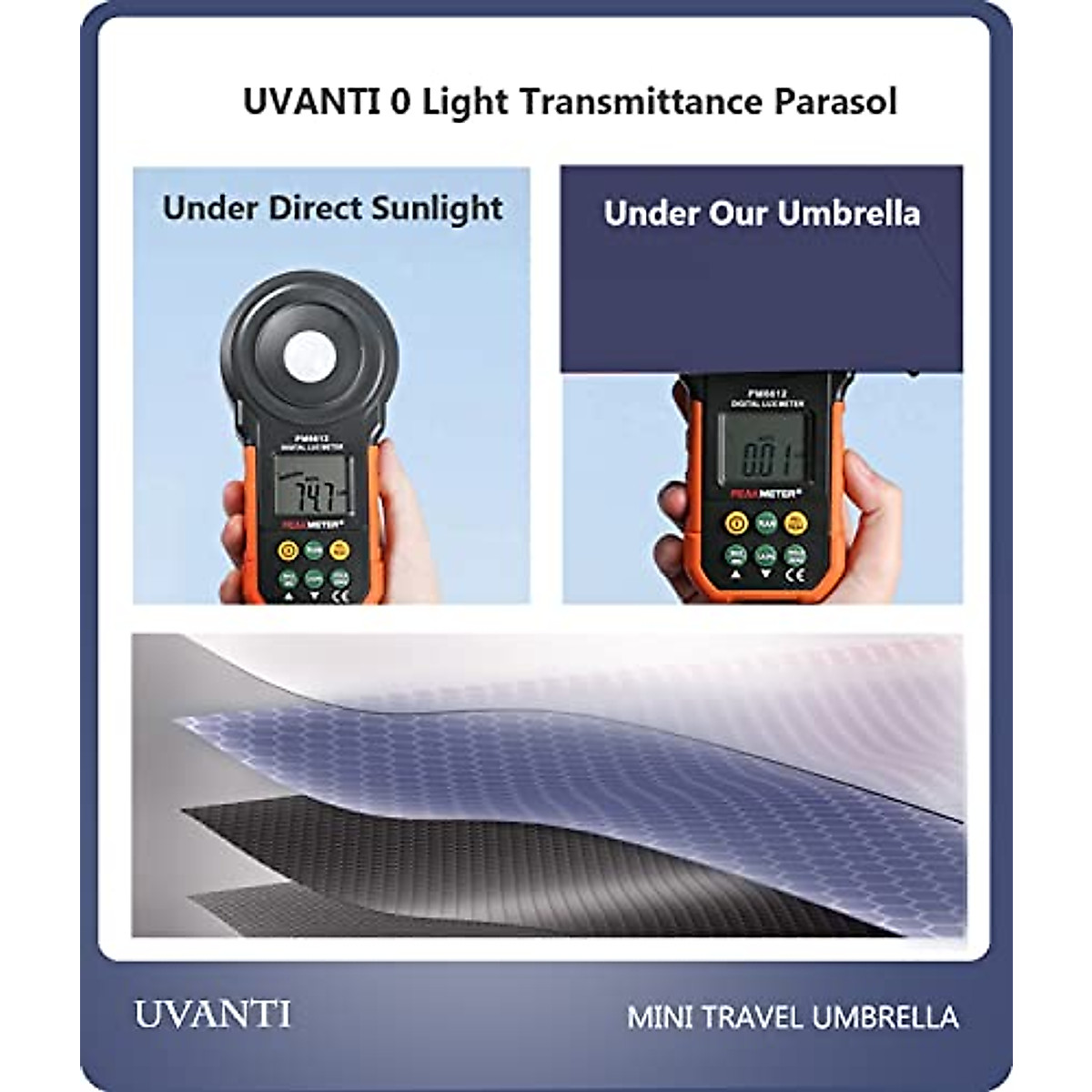 UVANTI Umbrella Small Mini Umbrella with Case - 6 Ribs Light Folding Compact Travel Umbrella Lightweight Portable Parasol for Backpack Purse - Sun & Rain Pocket UV Umbrellas for Kids Girls Boys Women