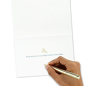 Hallmark Signature Peanuts Christmas Card (Fun and Frosty Christmas)