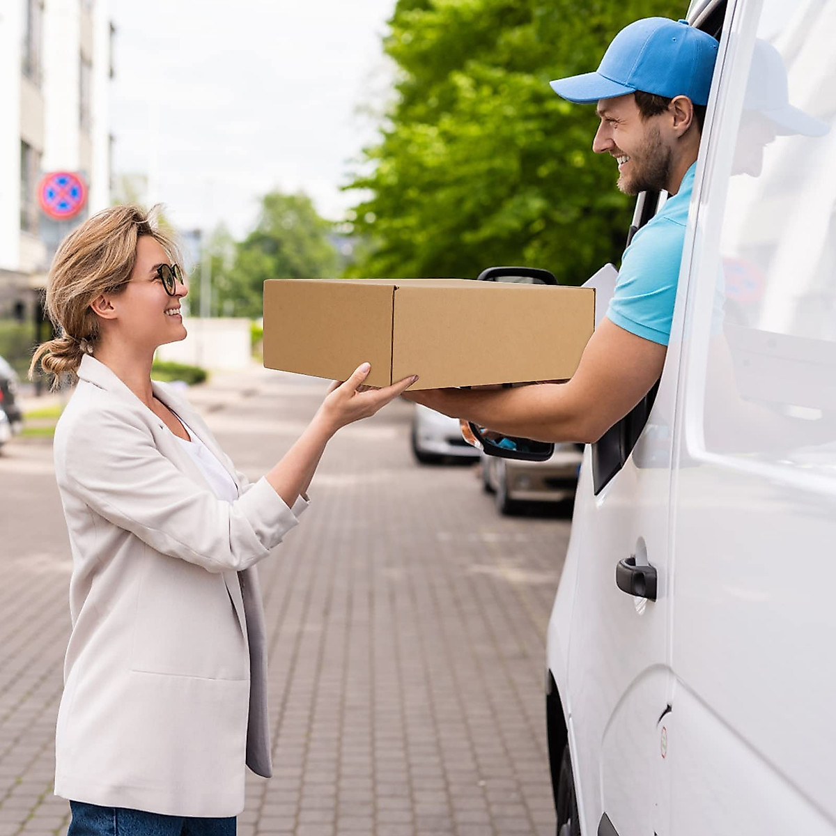 MEBRUDY 12x9x4 Inches Shipping Boxes Pack of 20, Small Corrugated Cardboard Box for Mailing Packing Literature Mailer