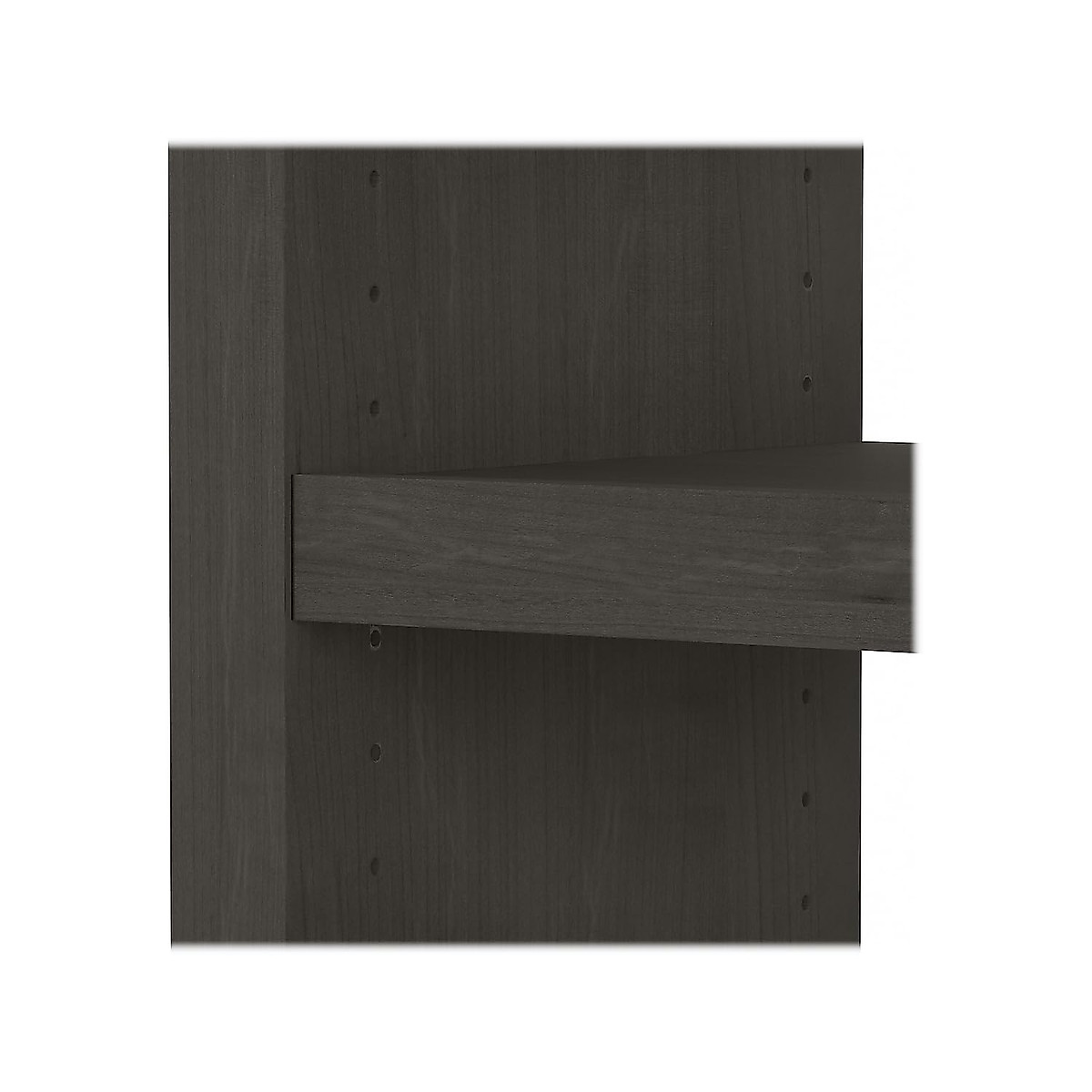 Bush Business Furniture Echo 56W Bookcase Desk in Charcoal Maple