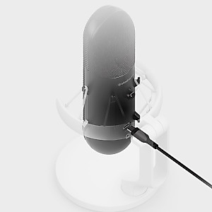 SteelSeries Alias USB Mic for PC — 3x Bigger Capsule for Gaming, Streaming and Podcasting — Sonar for Streamers Audio Software — AI Noise Cancelling — LED (Renewed)