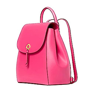 Kate Spade New York Adele Leather Flap Backpack (Plumb Wine)