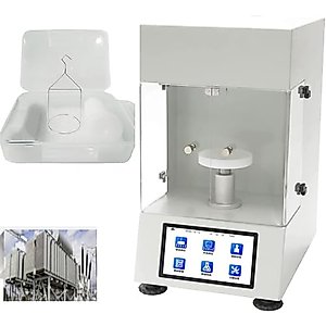 VTSYIQI Surface Tension Measurement Equipment Automatic Surface Tensiometer Interfacial Tensiometer with Tensiometer Platinum Ring Measuring Range 0-1000mN/m Resolution 0.1mN/m 110V