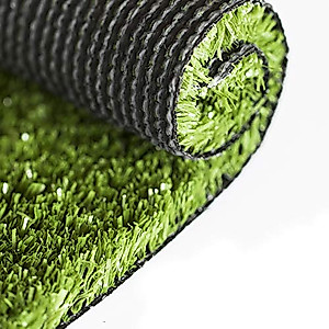 SunVilla Artificial Grass,3' x 5' Artificial Rug/Mat, Realistic Indoor/Outdoor Rubber Back Turf for Garden, Patio, Fence, Garden, Wall Decoration 3FTx5FT (15 sq ft)