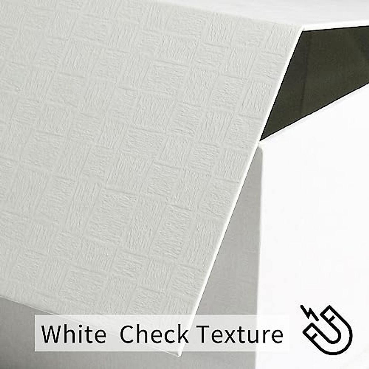 YINUOYOUJIA Gift Box14x9x4.5 Inches,Large Gift Box with Magnetic Closure Lid,Ribbon and Card,White Present Box for Birthady,Valentine's Day,Mother's Day,Christmas,Box DIY,Anniversary