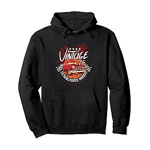 Car - Hot Rod Classic Vintage Car Pullover Hoodie
