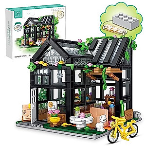 Mesiondy Flower House Building Set, Compatible with Lego Flower Friends House, Create a Warm and Beautiful Environment, Gift for Girls 6-12(567 Pcs)
