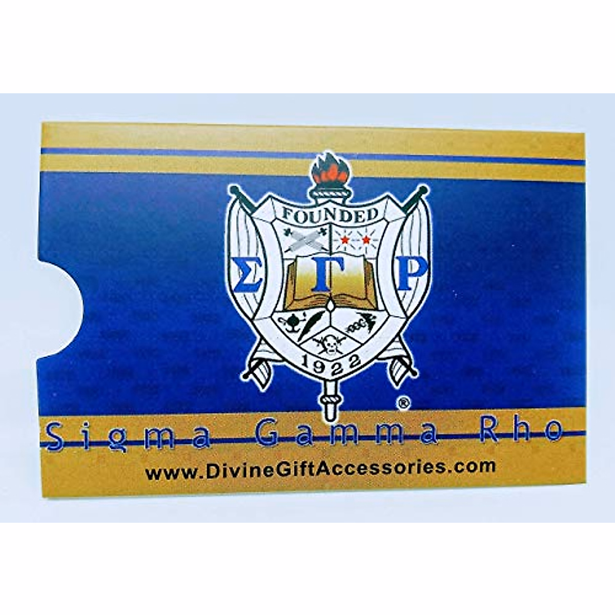 6 Sigma Gamma Rho Gift Card Holders/Sleeves (Includes 6 Envelopes)