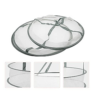 2pcs Makeup Green Rack Egg Drying Daily Use Sweater Design Dryer Underwear Laundry Outdoor Dual-Layer Basket Tier Good Clothes Underwears Other Collapsible Dry