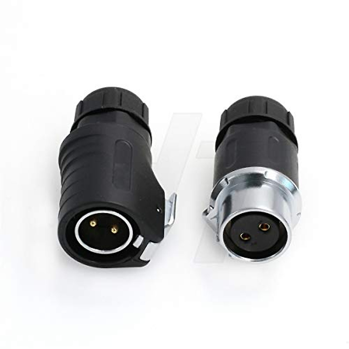 HangTon LP20 2 Pin Power Connector Industrial Bulkhead Male Female Cable Plug for RV Solar Port, Furrion Solar Charge…