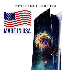ITS A Skin Skins Compatible with Sony Playstation 5 Console Disc Edition - Protective Decal Overlay Stickers wrap Cover - Nebula 2 Space Galaxy