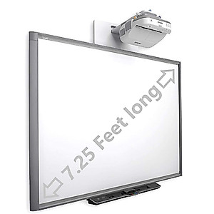 INTERACTIVE SMART BOARD SBX885 WITH SHORT THROW PROJECTOR BUNDLE