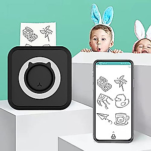 YDuupxe Mini Printer ABS Smart Pocket Thermal Picture Printer USB Photo Printer iOS (P-3)