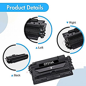14A CF214A Toner Cartridge 1-Pack Black Compatible for HP 14A CF214A 14X CF214X Laserjet Enterprise MFP 700 M712 M712n M725 M725dn M712dn M725f M725z M712xh M725z M712 M725 Series Printer High-Yield