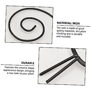 Yardwe 2pcs Climbing Vine Trellis Outdoor Decor Roses Fresh Flowers Tomato Support Climbing Flower Support Plant Stem Stakes Vegetable Cage Stand Gardening Plant Rack Plant Vine Support