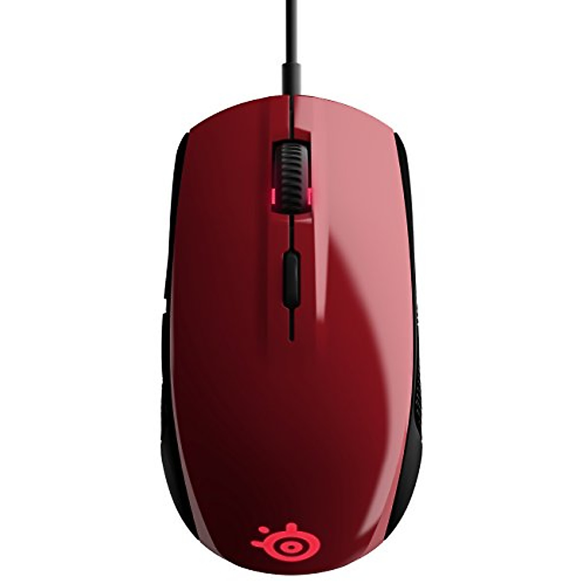 SteelSeries Rival 100, Optical Gaming Mouse - Forged Red