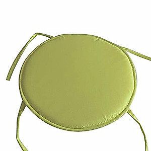 4PCS Round Chair Pads Seat Cushions, Set of 4 Patio Chair Pads with Ties, Soft & Comfortable Dining Chair Cushions, Indoor Outdoor Chair Cushions or Home Office and Patio Garden Furniture Decoration