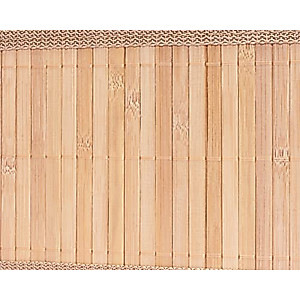 Bamboo Storage Baskets, Set of 3; All-Natural Organizer Bins with Fabric Liner on Inside; Boxes Great for Kitchen, Pantry, Bathroom, Closets, Storage, Shelving, Toys; 3 Sizes: Small, Medium, Large