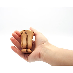 Olive Wood Communion Cups/Set (2.5’’), The Lord’s Supper Cups (6 Pcs) – Quality Communion Cups From The City of Truth, Jerusalem
