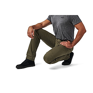 5.11 Tactical Men's Ridge Pant, Flex-Tac Stretch Fabric, Comfort Waist, Style 74520, Ranger Green, 42W x 34L