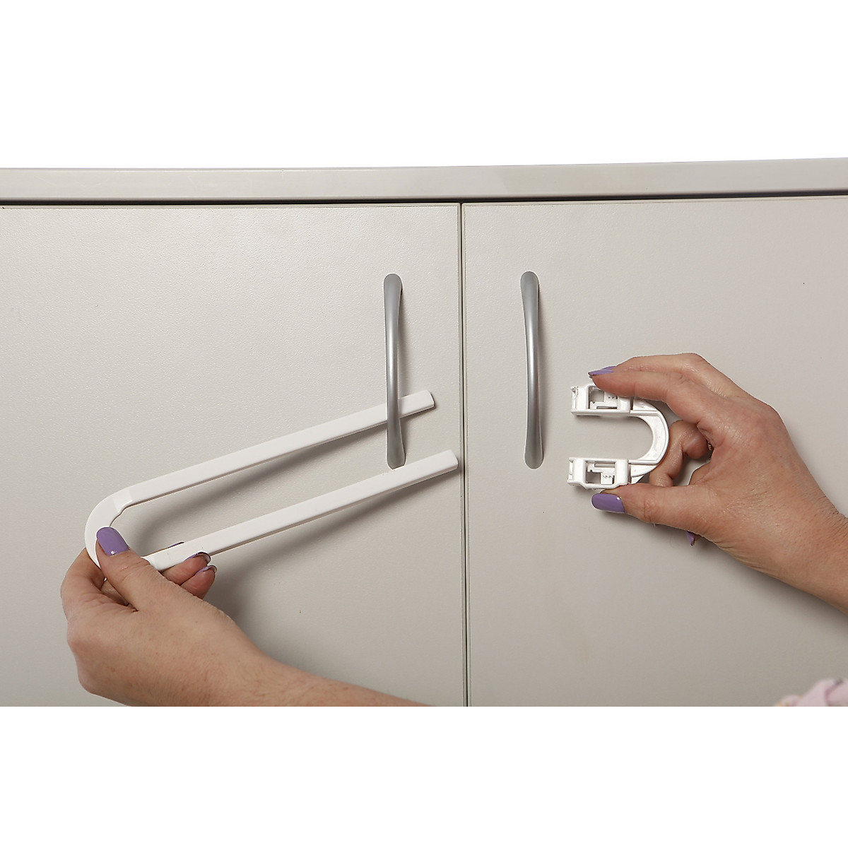 Dreambaby Cabinet Glide Lock Extra Long - Extra Long - Baby Safety Locks (6 Pack)