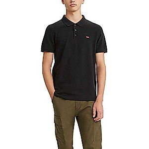 Levi's Men's Housemark Polo, Mineral Black, X-Large