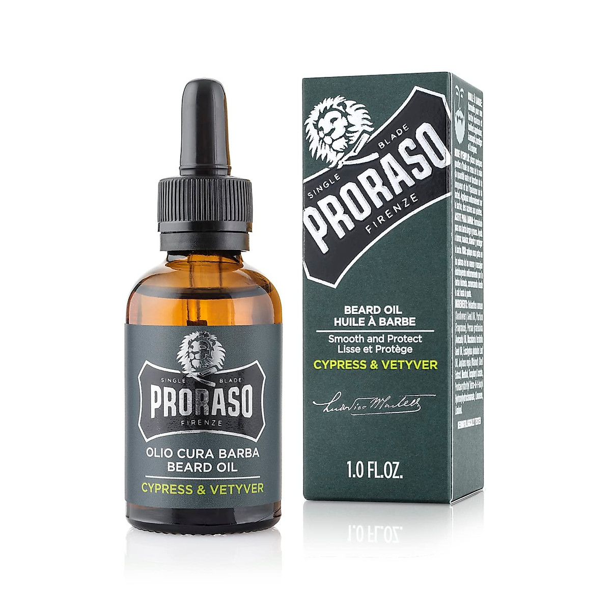 Proraso Beard Oil - Cypress and Vetyver, 1 Fl Oz