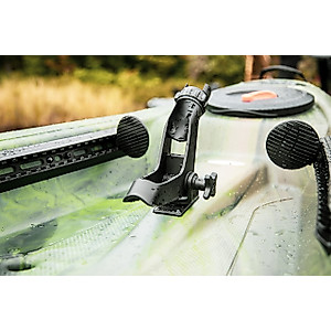 Pelican - Basscreek 100XP Fishing Kayak - Sit-On-Top Kayak - Lightweight one Person Kayak - 10 ft,Olive Camo