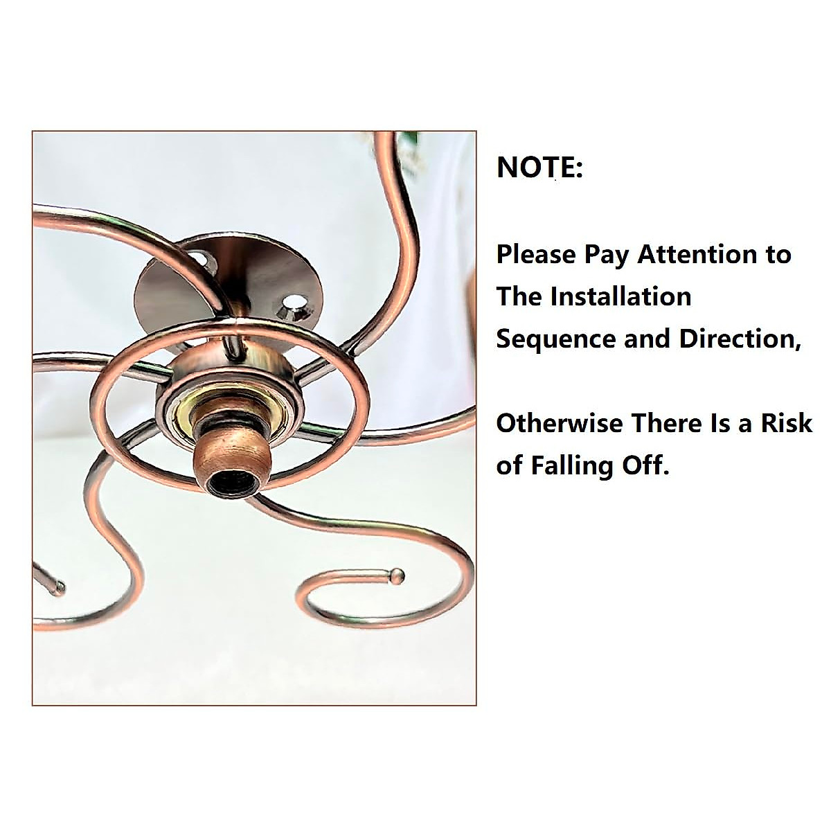 GeLive Rotary Wine Glass Rack Under Cabinet Stemware Holder, Under Shelf Glass Hanger Drying Rack Organizer With 6 Hooks for Home and Bar Storage (Bronze)