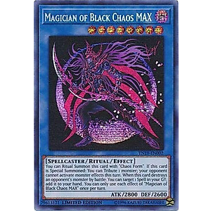 Yu-Gi-Oh! - Magician of Black Chaos MAX - TN19-EN002 - Prismatic Secret Rare - Limited Edition - 2019 Gold Sarcophagus Tin