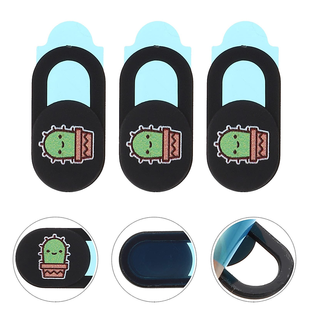 Hemobllo 3pcs Privacy Cover Webcam Protectors Laptop Covers Webcam Covers -Peeping Covers Covers Laptop Privacy Covers Tablet Covers