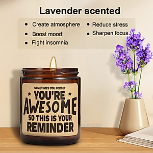 JOLIMENT Scented Candles Gifts for Women - Inspirational Gifts, Cheer Up Gifts for Her, Him - Gag Gifts for Friend, Coworker, Congratulations, Graduation, Passed Exam, New Job Gifts, Mothers Day Gifts