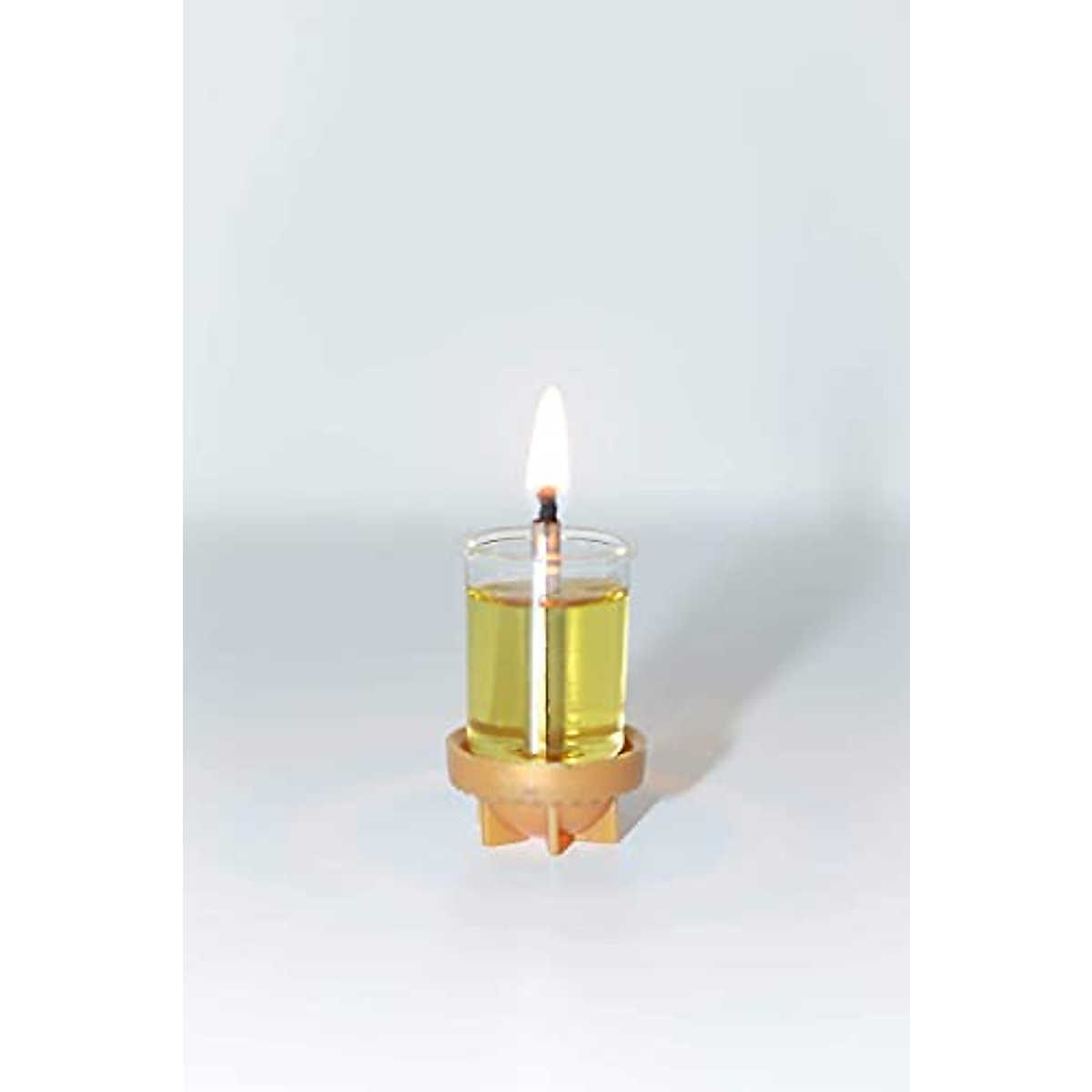 Shalhevet Light Mehadriner Edible Pre Filled Cups Olive Oil Hanukah Chanukah Menora 44 Filled Cups 2.5 Hour Burn Time