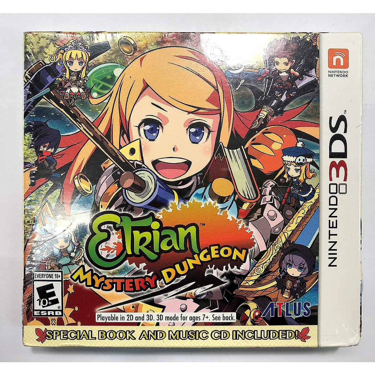 Etrian Mystery Dungeon: First Print Launch Edition With Special Book & Music CD [Nintendo 3DS]