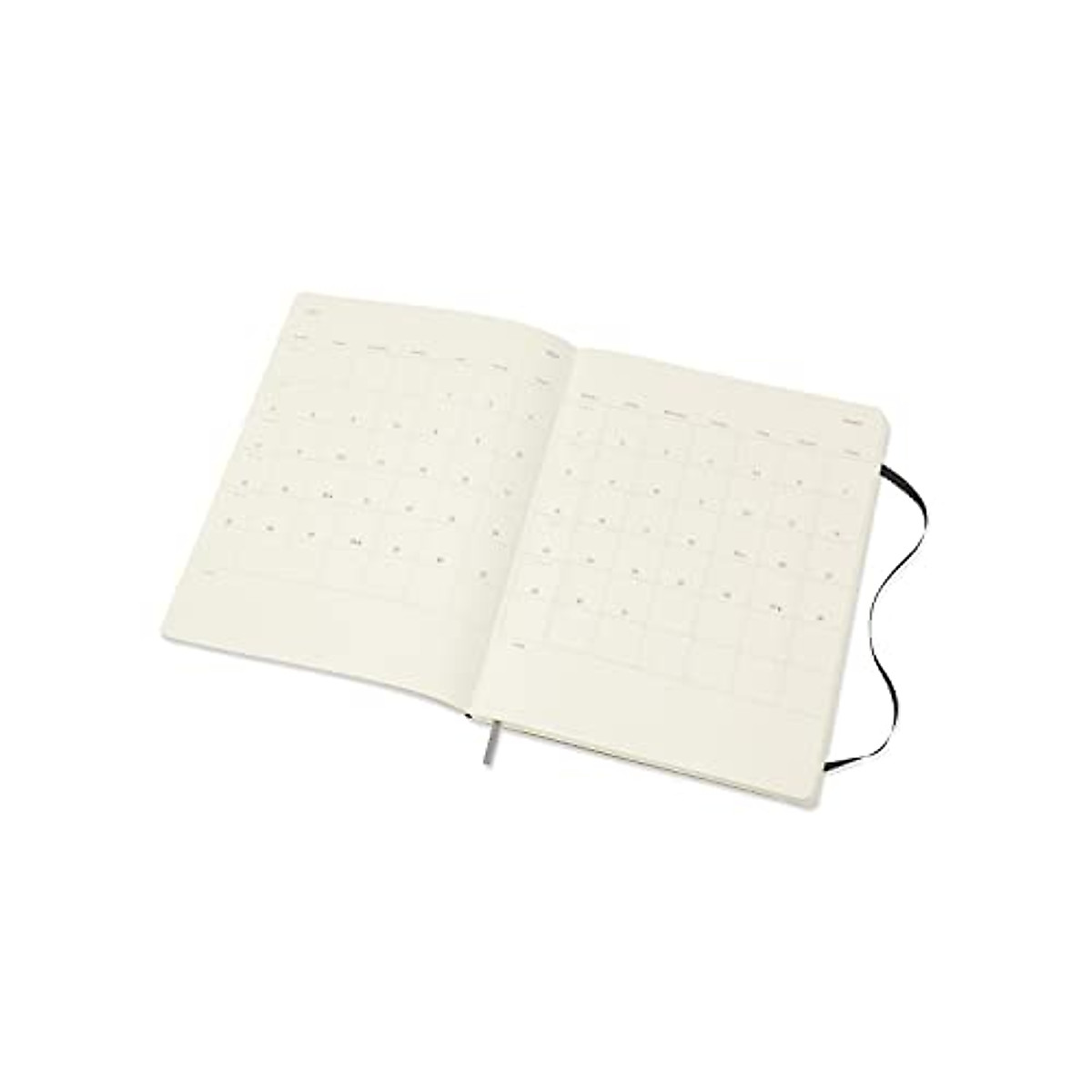 Moleskine Classic 18 Month 2021-2022 Weekly Planner, Soft Cover, XL (7.5" x 9.75"), Black