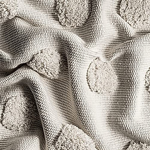 nuLOOM LuLu Hand Woven Raised Dots Area Rug, 8' x 10', Ivory