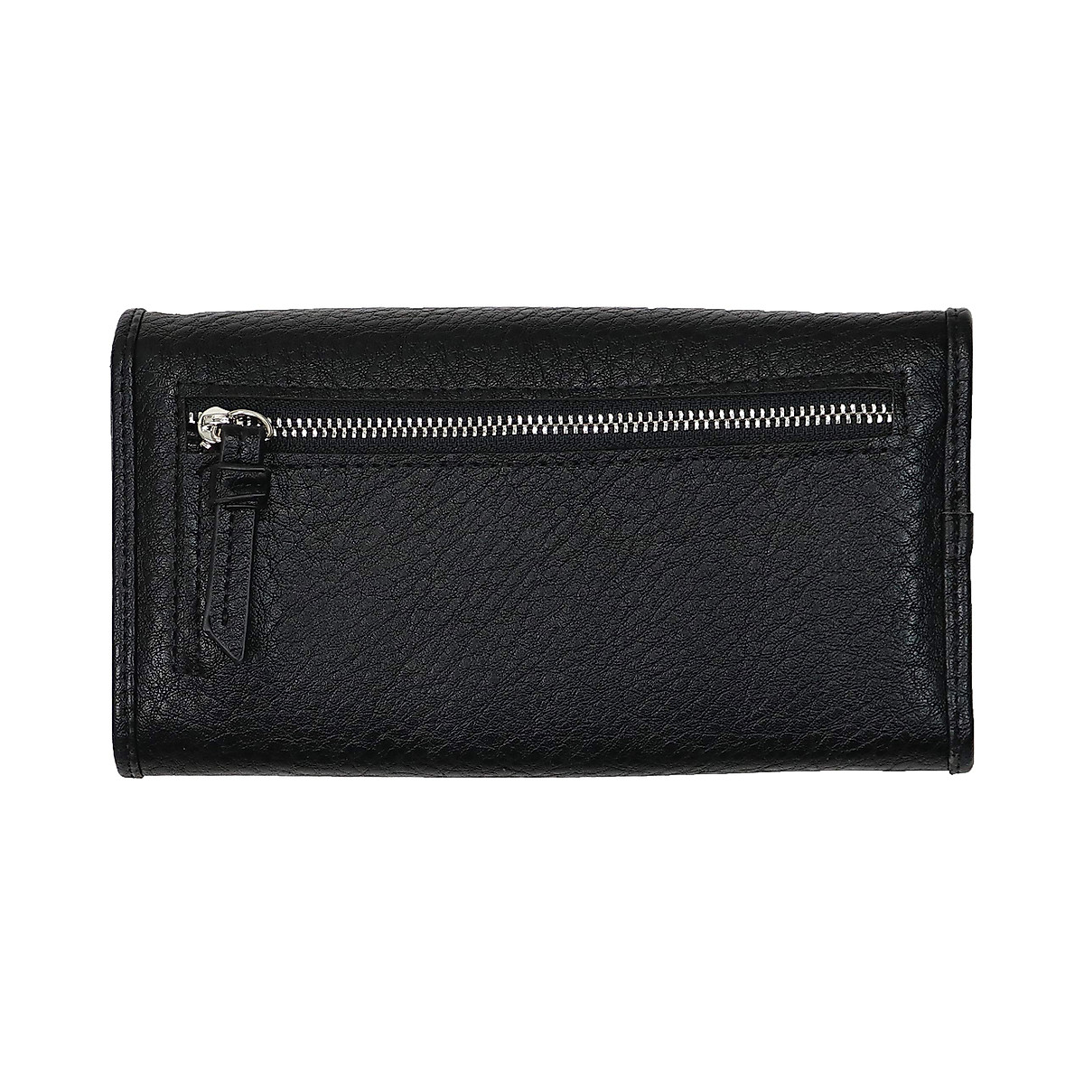 Lady Conceal Women's RFID Blocking Tri-fold Clutch Wallet for Ladies (Mahogany)