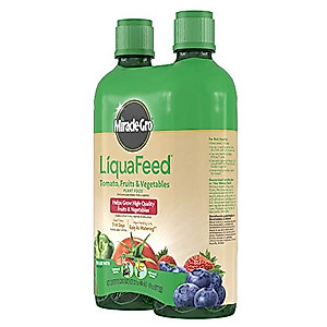 Miracle-Gro LiquaFeed Tomato, Fruits and Vegetables Plant Food Refill Pack, 2 Pack (Liquid Plant Fertilizer)