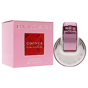 Bvlgari Women's Eau De Toilette Perfume Omnia Pink Sapphire, 1.35 Ounce, Multi