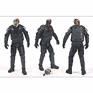 McFarlane Toys The Walking Dead TV Series 4 Riot Gear Gas Mask Zombie Action Figure