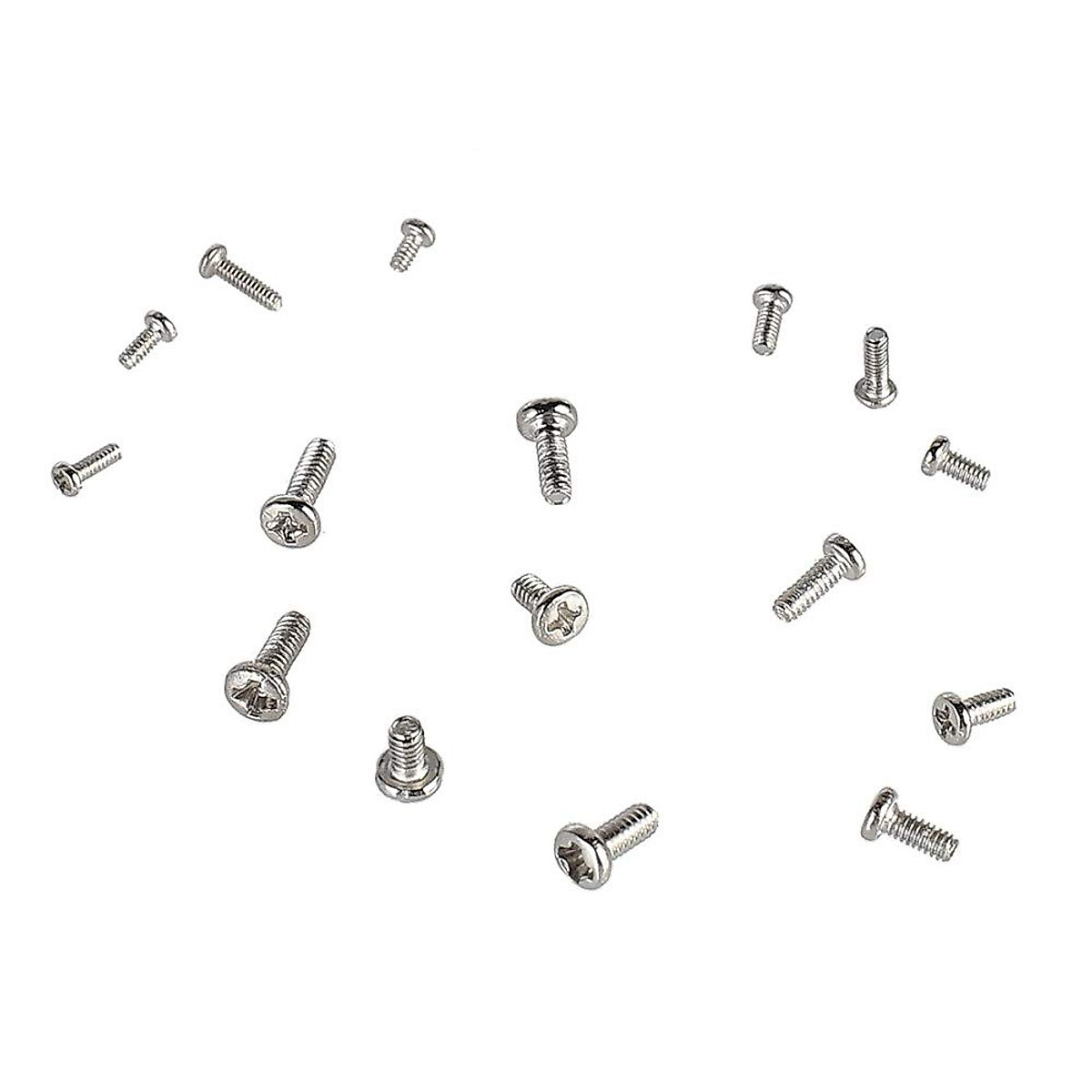 Guard4U 750Pcs 15-Size Metric M1 M1.2 M1.4 M1.6 M1.7 Stainless Steel Phillips Pan Head Small Machine Screws Assortment Kit
