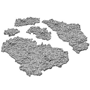 3DEGOS Bone Piles DND Terrain for Dungeons and Dragons Terrain, D&D, Pathfinder, Warhammer 40k, Miniatures, D and D, Dungeons and Dragons Gifts, Dungeon Master