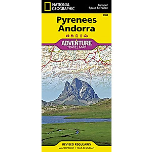 Pyrenees and Andorra Map (National Geographic Adventure Map, 3308)