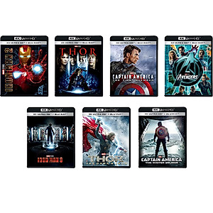 【Amazon.co.jp限定】MARVEL 4K UHD MovieNEX 19本セット(MARVEL インフィニティ・サーガ オリジナルアートボード付き) [Blu-ray]