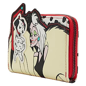 Loungefly DISNEY 101 DALMATIANS VILLAINS SCENE CRUELLA WALLET