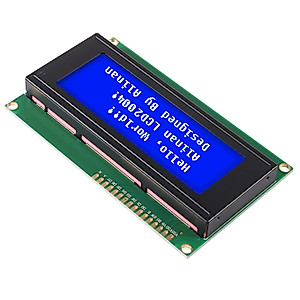 Alinan 2pcs IIC I2C TWI Serial LCD 2004 20X4 Display Blue Screen with IIC I2C Module Interface Adapter
